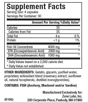 OmegaRx 2 Fish Oil – 120 Capsules – Dr. Mario Orozco - México